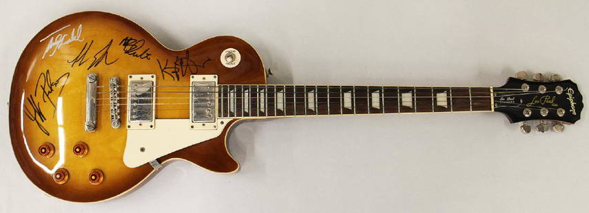 Signed Foreigner Guitar