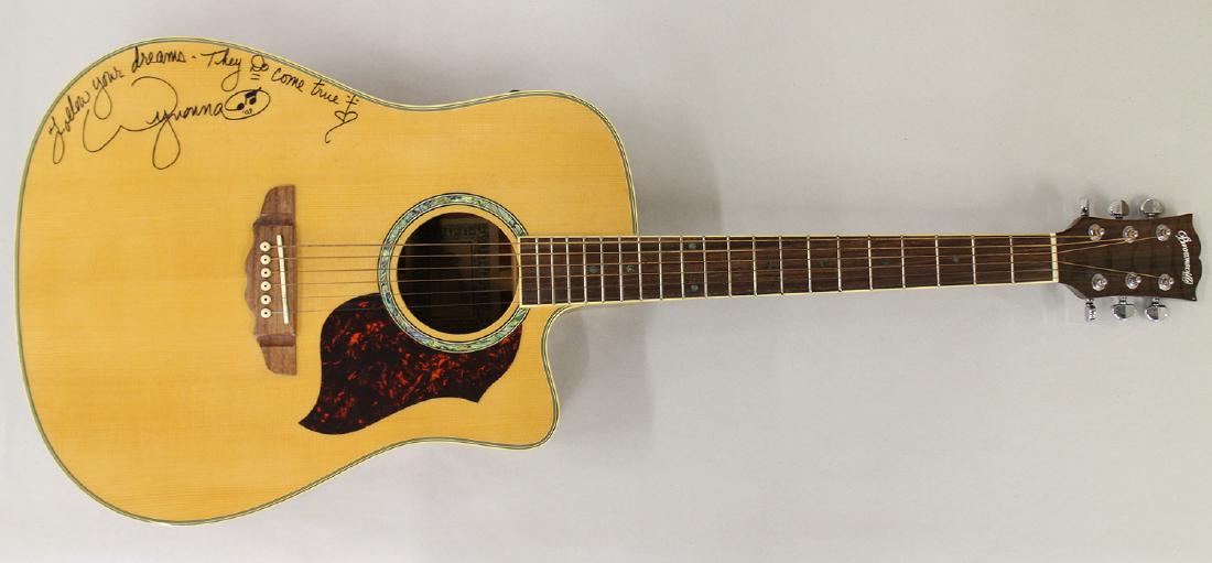 Wynonna Judd Signed Acoustic Guitar