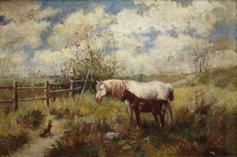 Adam Emory Albright Oil Painting On Canvas 1934/ Provenance