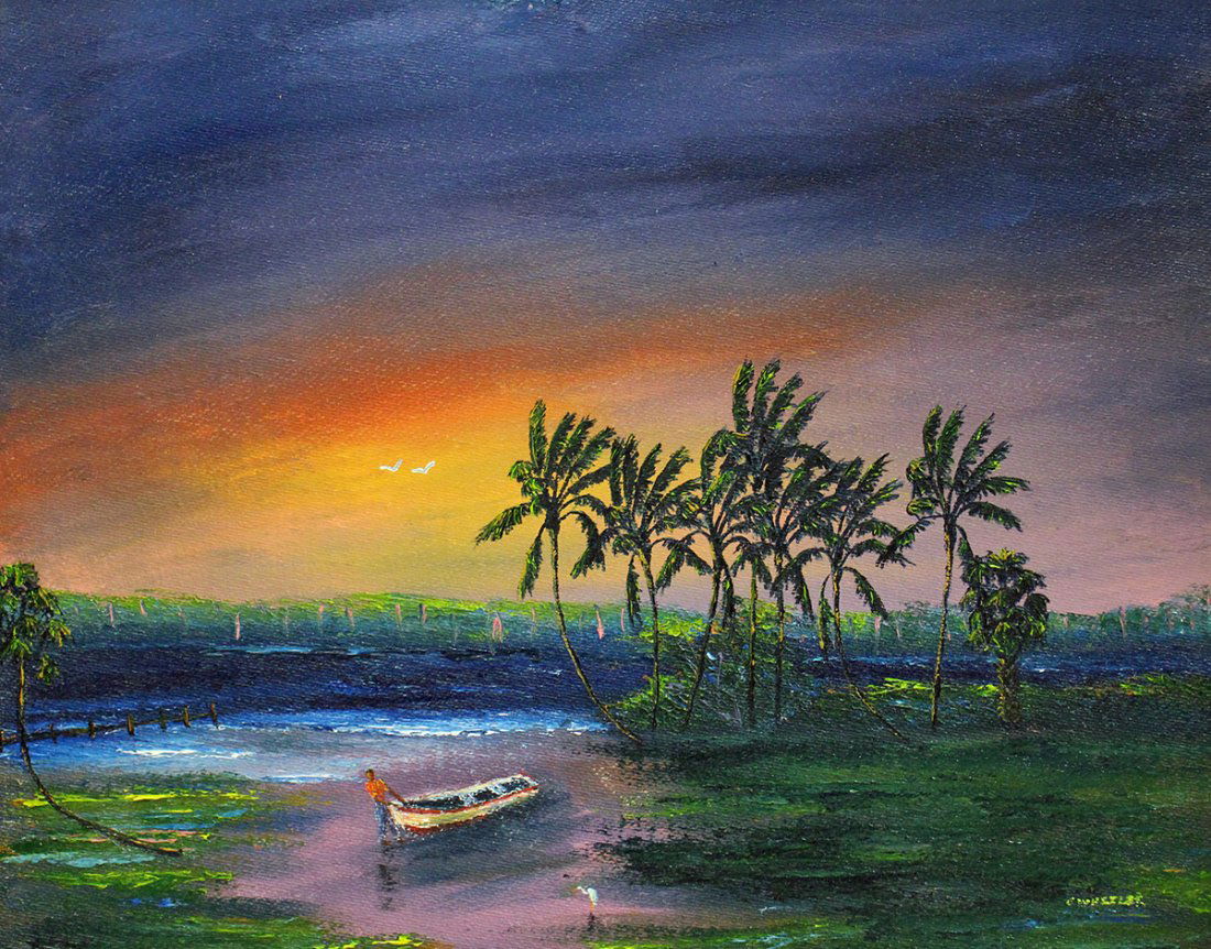 CHICO WHEELER HIGHWAYMEN PAINTING - Sep 14, 2019 | Vero Beach Auction in FL