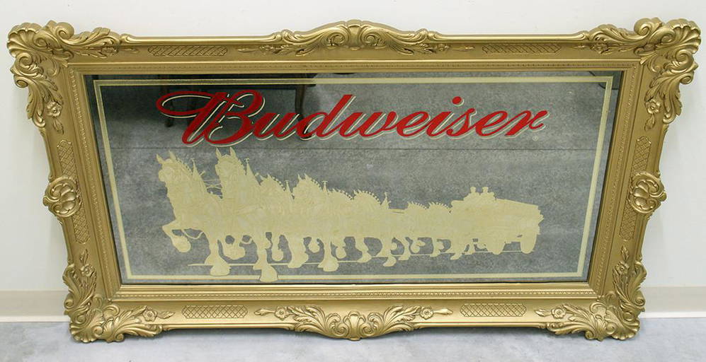 Budweiser Mirror Sign