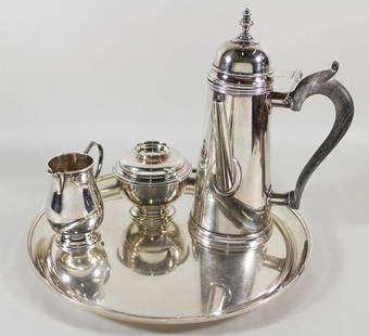 Stieff Williamsburg Sterling Silver Coffee Set