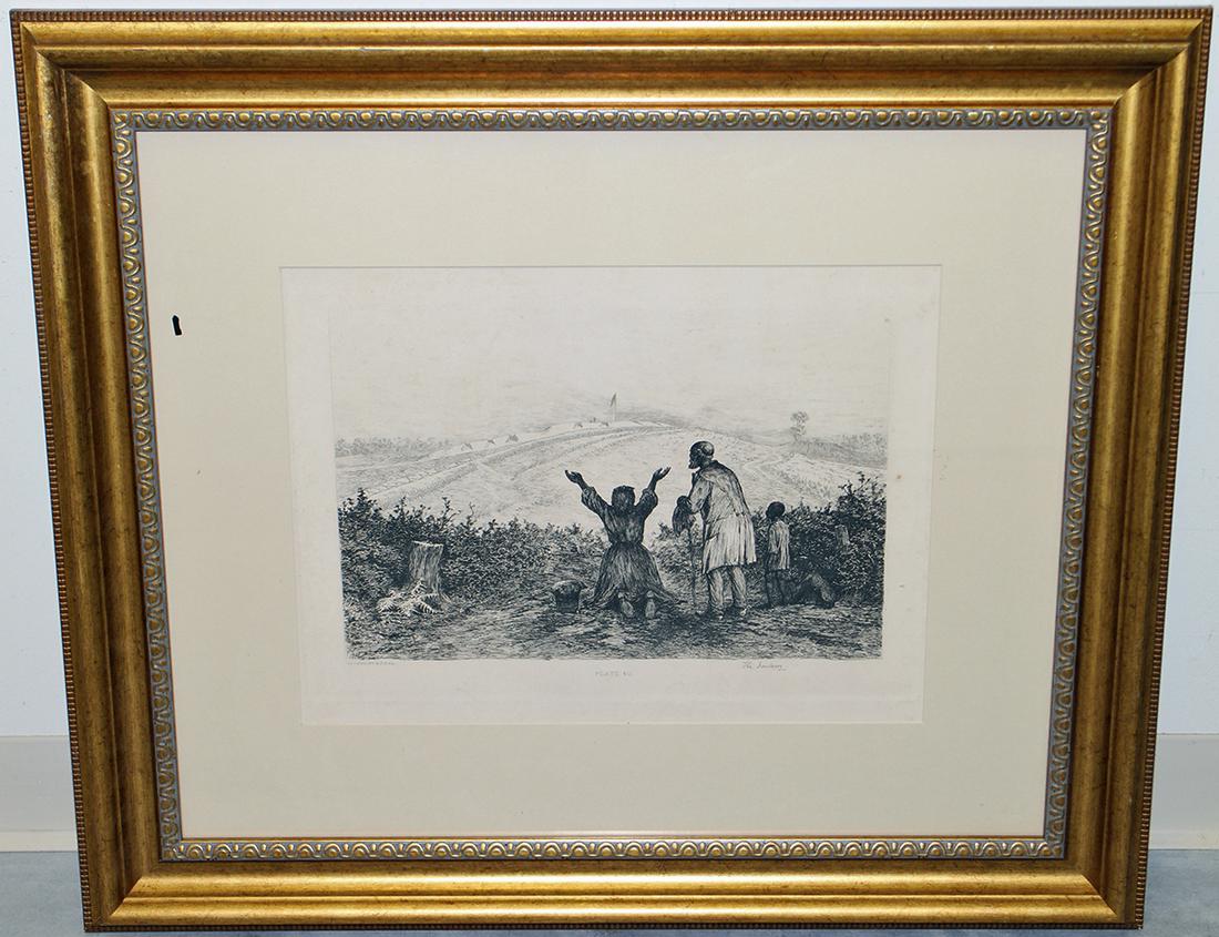 EDWIN FORBES THE SANCTUARY ETCHING - May 16, 2020 | Vero Beach Auction ...