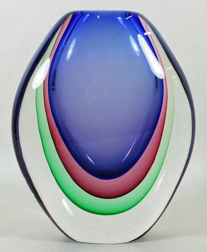Oball Murano Art Glass Vase