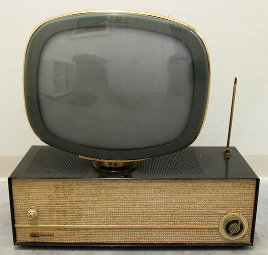 Retro 1959 Philco Predicta Swivel Television Tv