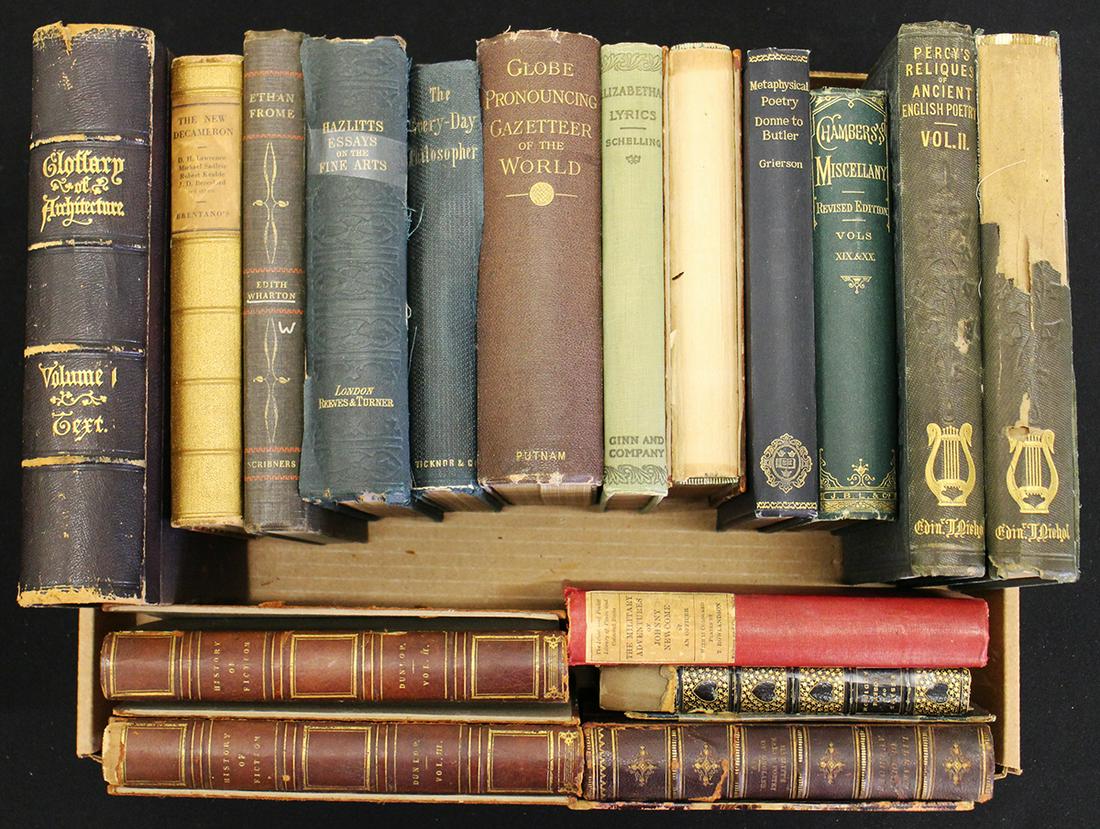(17) Antique Book Collection