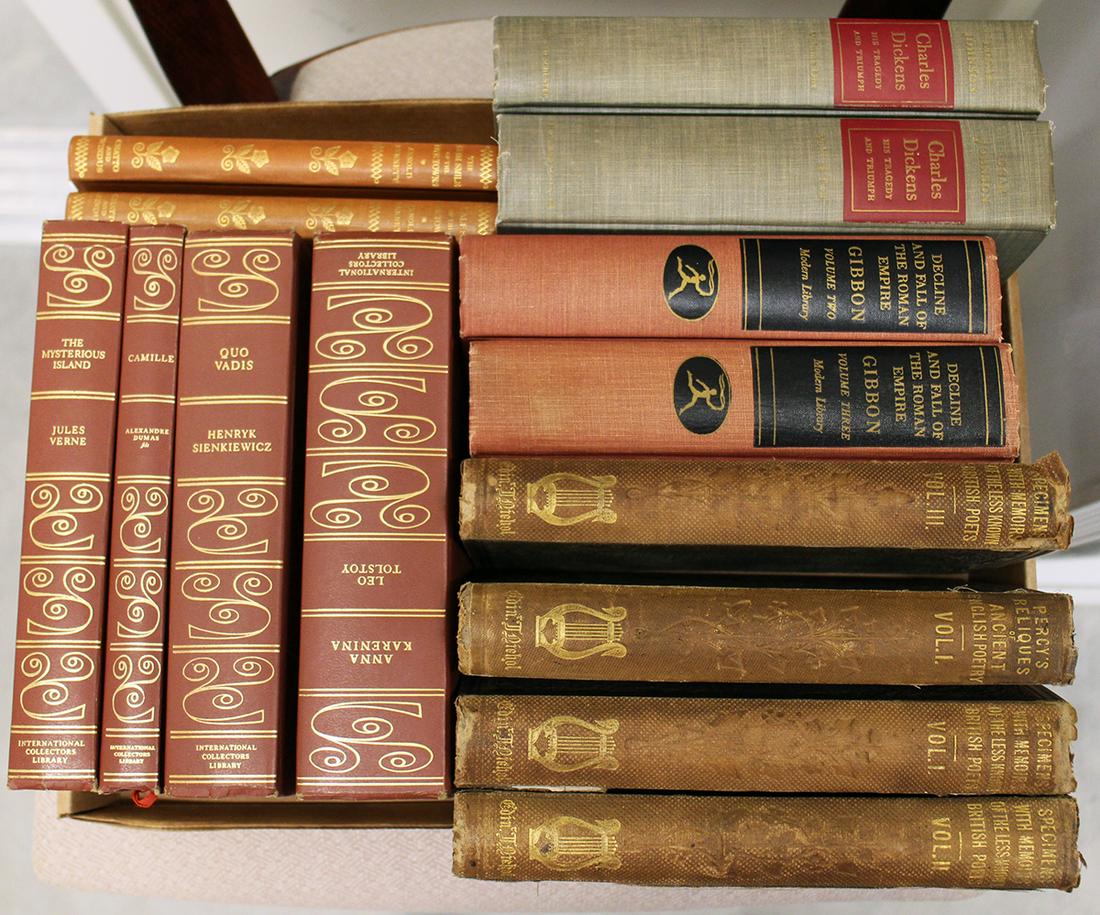 (14) Antique Book Collection