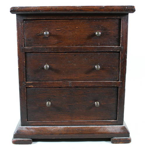 Small Antique Salesman's Sample Dresser