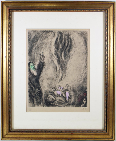 Marc Chagall Biblical Etching