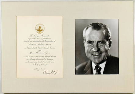 Richard Nixon Signed 1965 Letter With 1968 Presidential