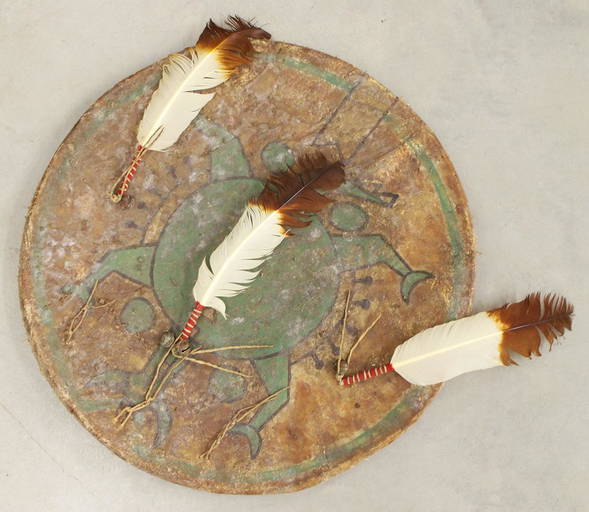 Lakota Sioux Native American Indian War Shield