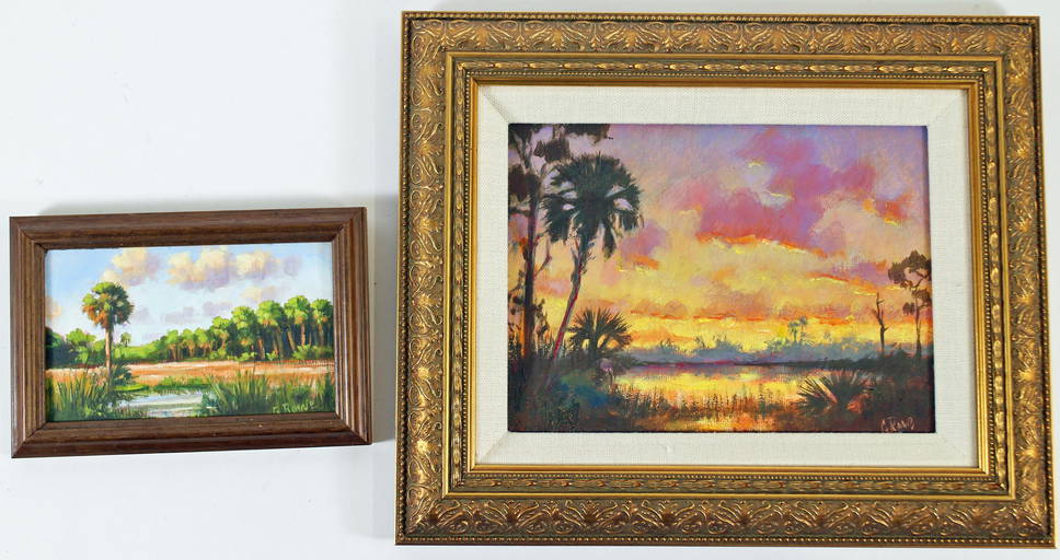 (2) George Rowe Florida Paintings