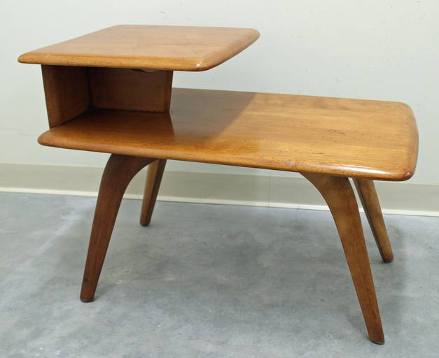 Mid Century Modern Heywood Wakefield Step Table
