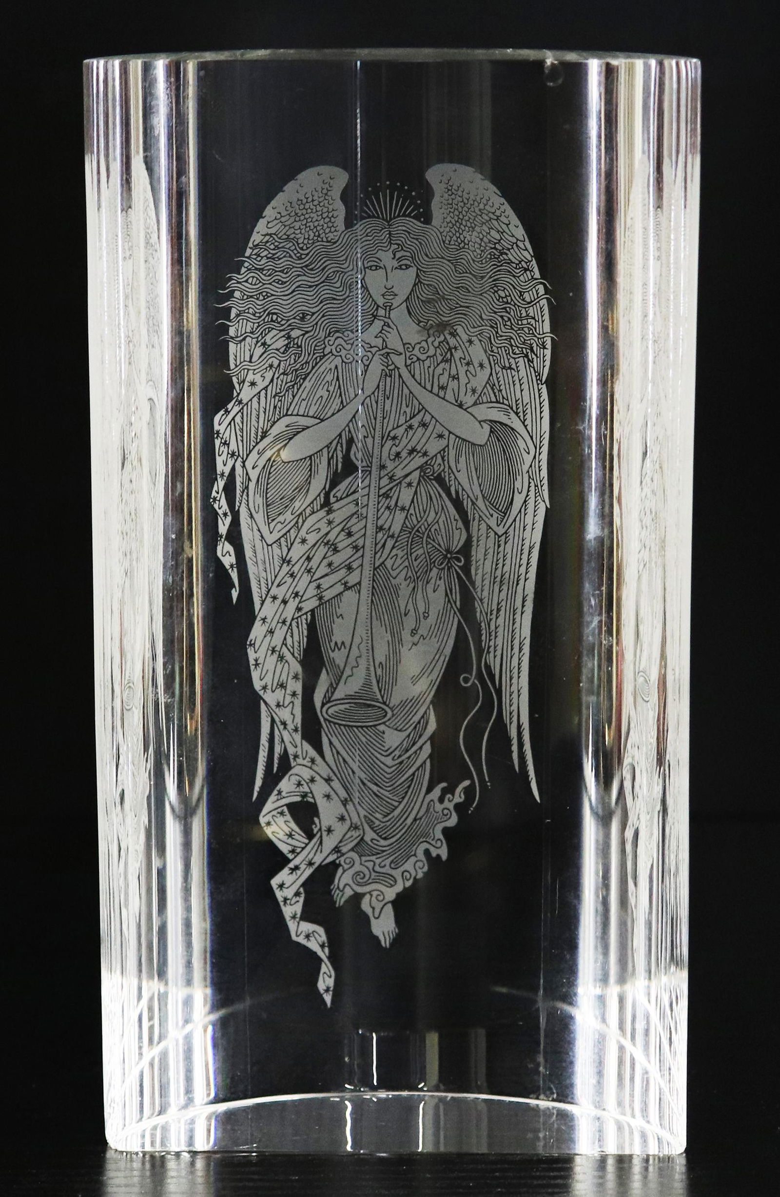 STEUBEN ETCHED ANGEL PAPERWEIGHT SCULPTURE (#0310) on Jun 25, 2022 ...