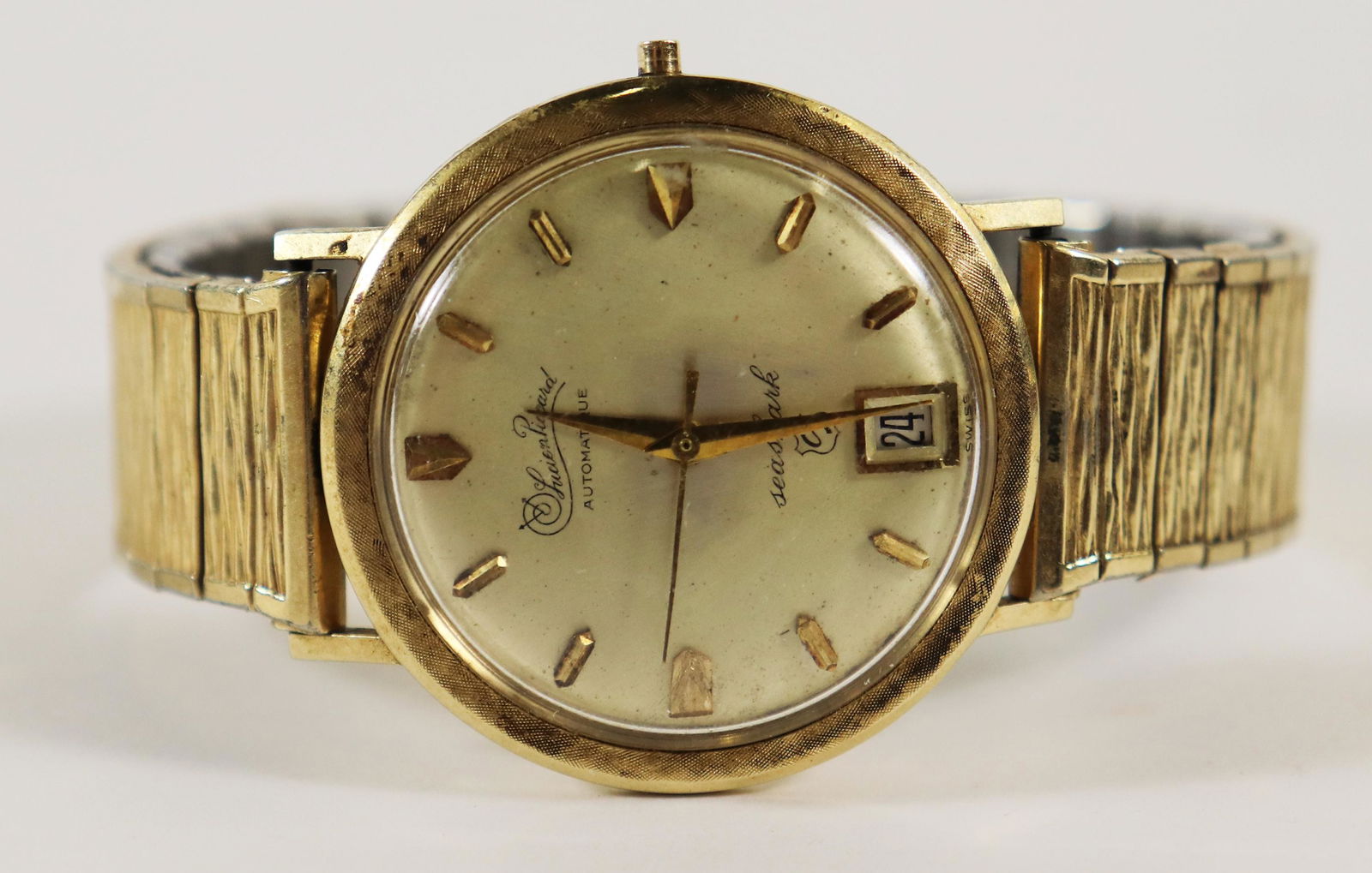 14k Lucien Picard Seashark Watch