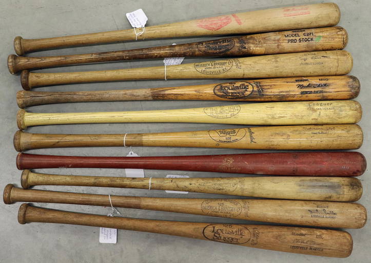 (10) Vintage Wood Baseball Bats