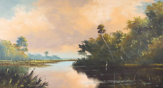 Harold Newton Backwoods Florida Highwaymen Painting