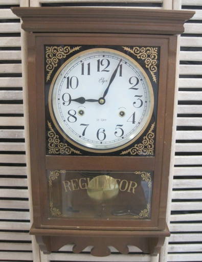 Elgin 31 Day Regulator Wall Clock