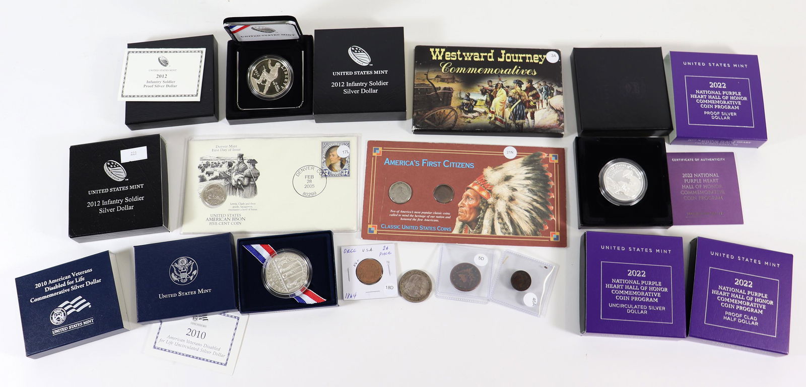 U.s. Silver Proof Dollar & Coin Collection