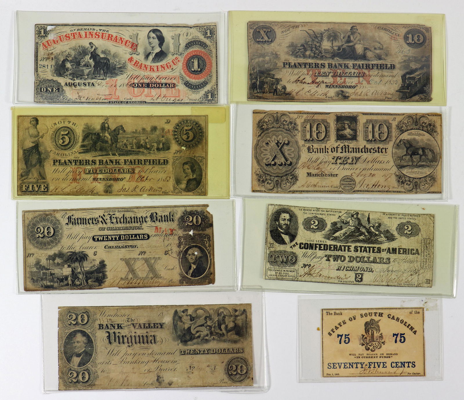 Obsolete Us Bank Note Currency