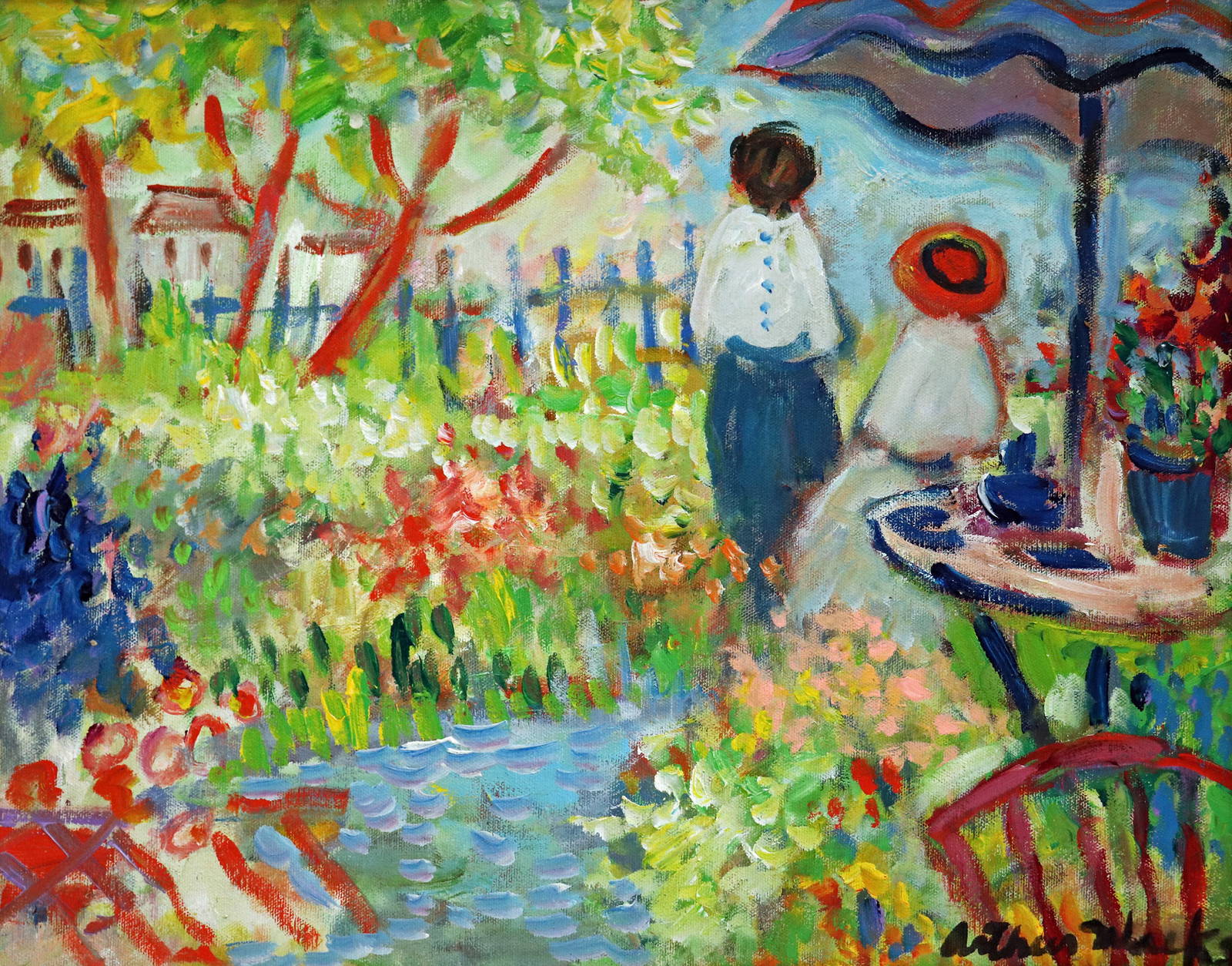 Arthur Weeks Afternoon Painting Auction