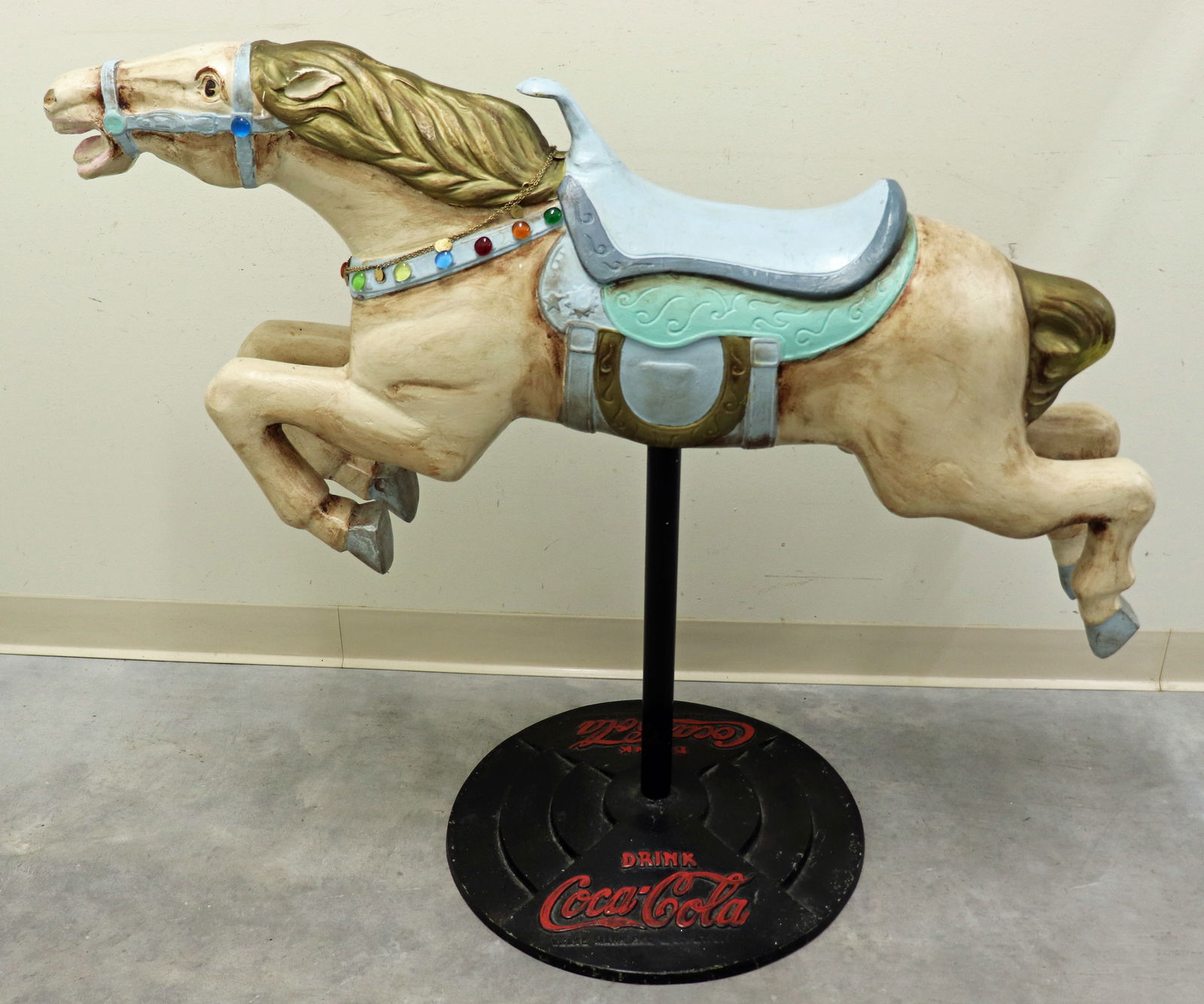 Coca Cola Advertisting Carousel Horse