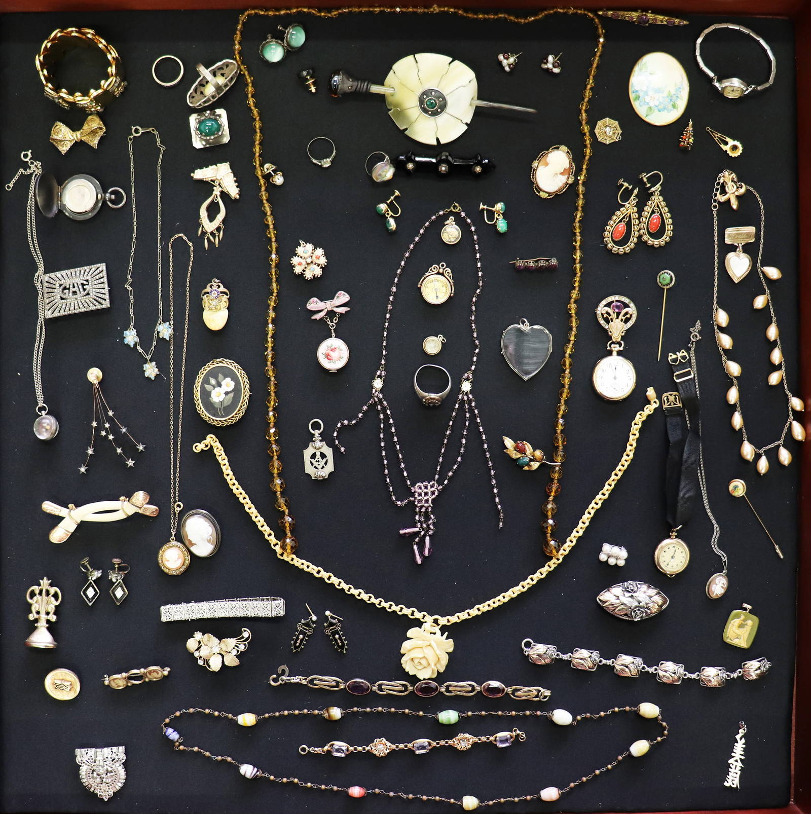 Antique Victorian Jewelry Collection Auction