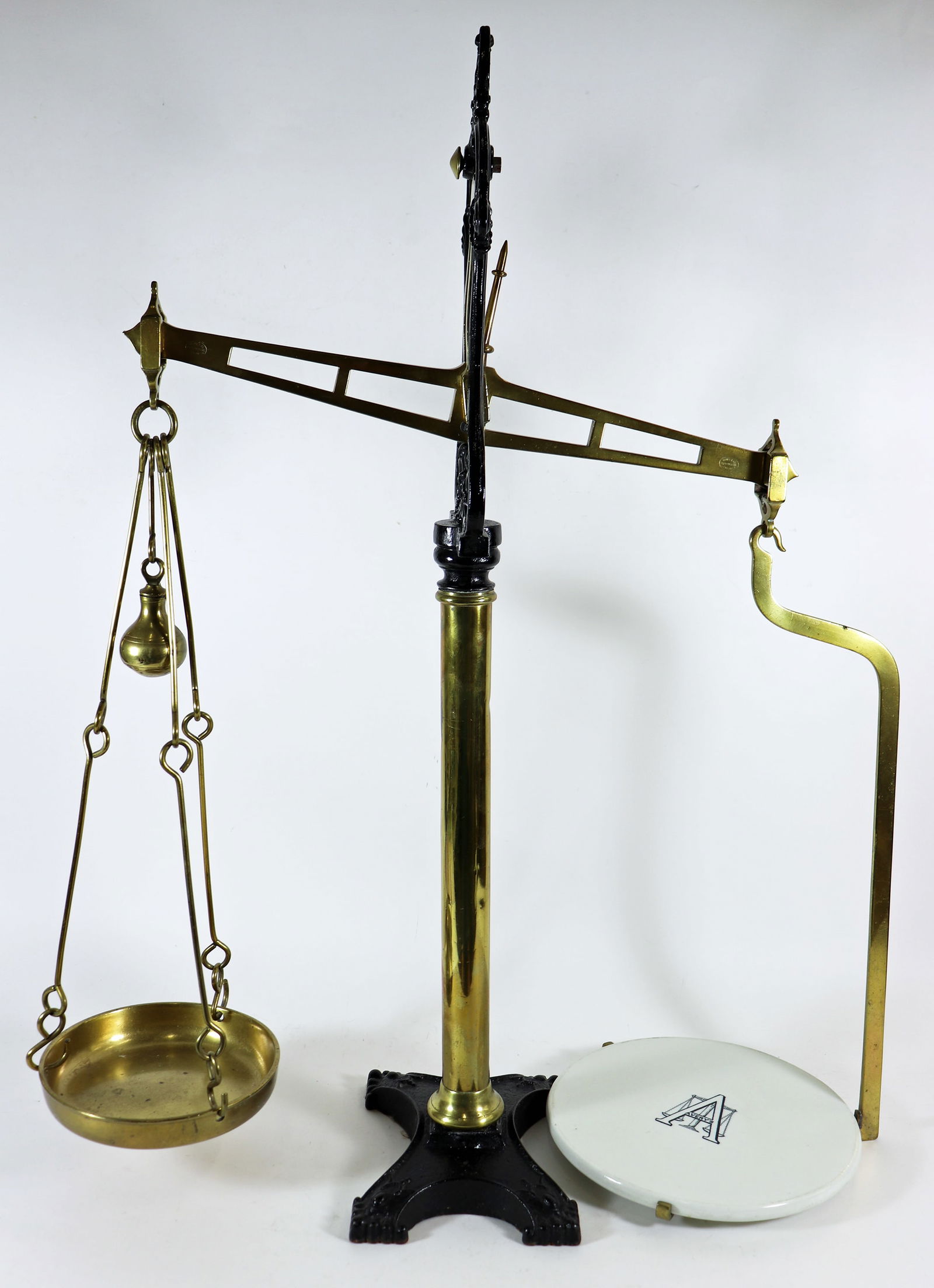 19th Century English Counter Balance Scale Auction