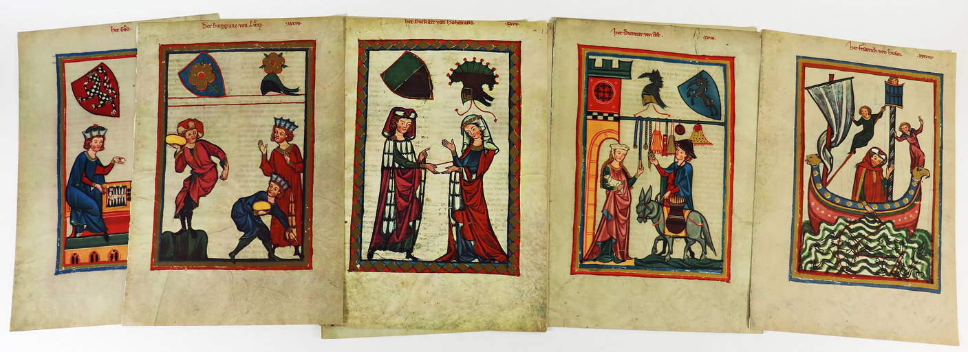 (10) Codex Manesse Illustrations