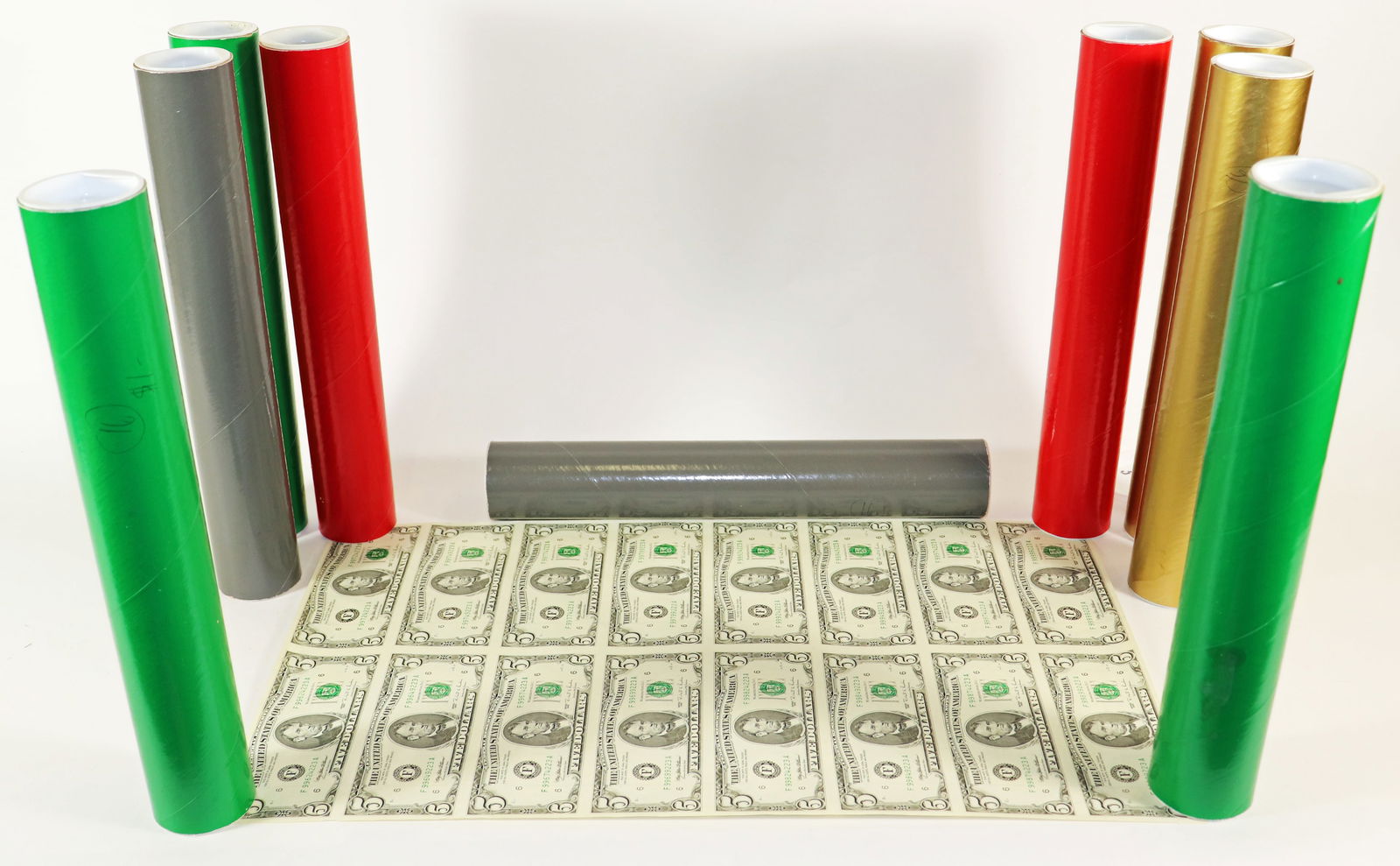 Uncut Us Banknote Sheets $1 - $2 - $5 - $10 Auction