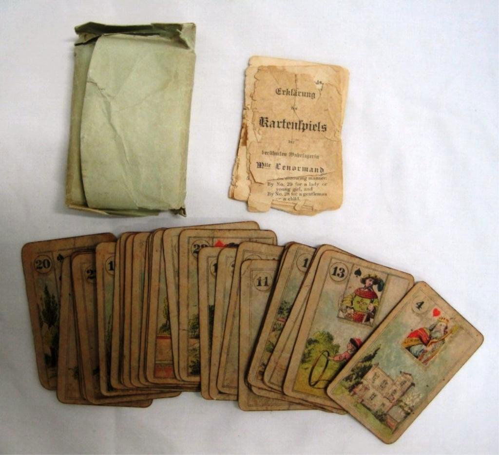 ANTIQUE TAROT CARDS - Oct 27, 2012 | Vero Beach Auction in FL