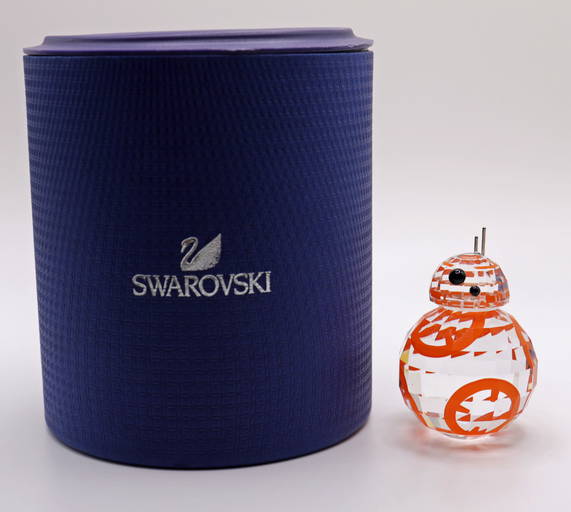 Swarovski Crystal Star Wars Bb8 Figurine W/ Box