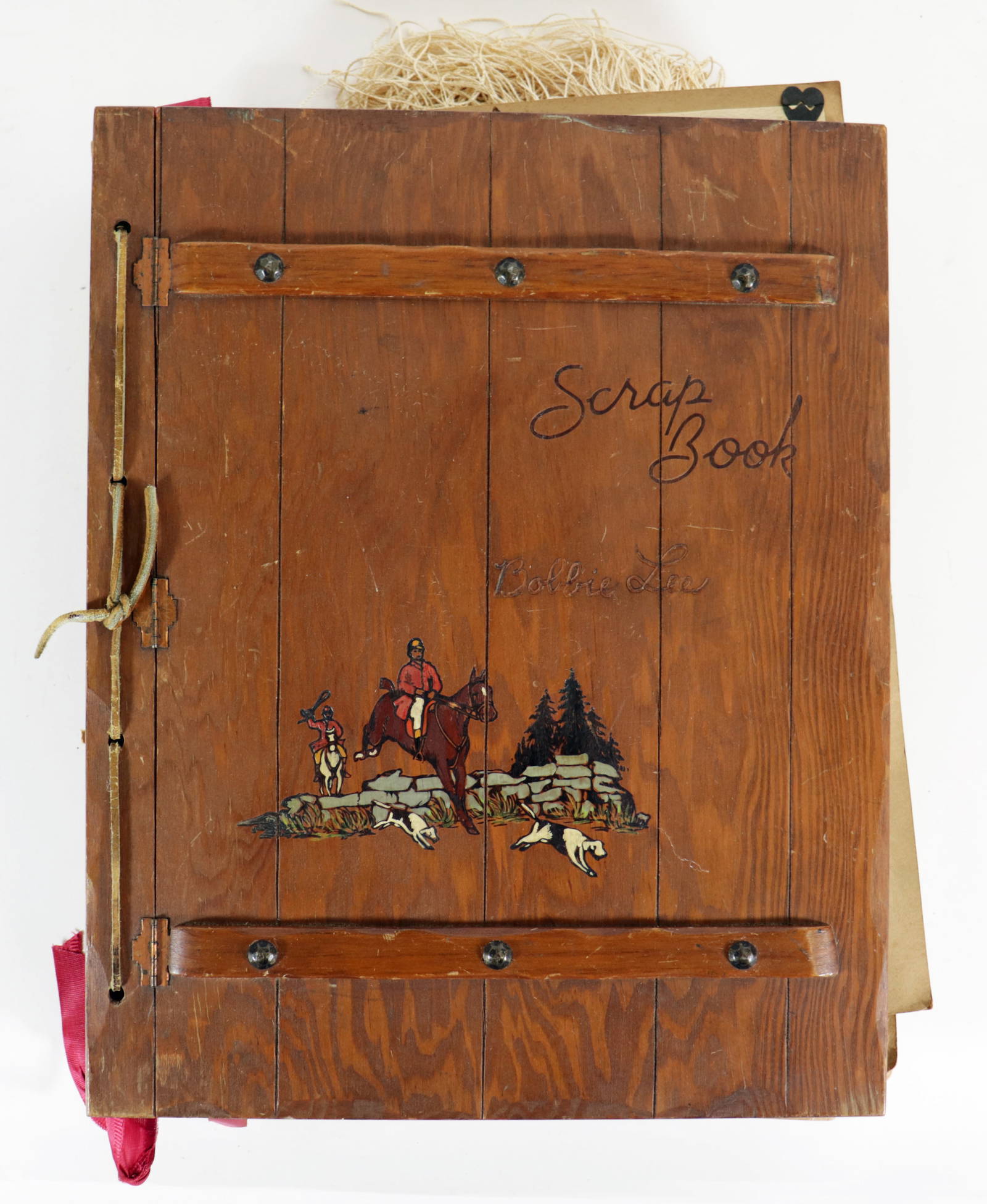 Bobby Lee Scrap Book With John Wayne Telegraph Auction