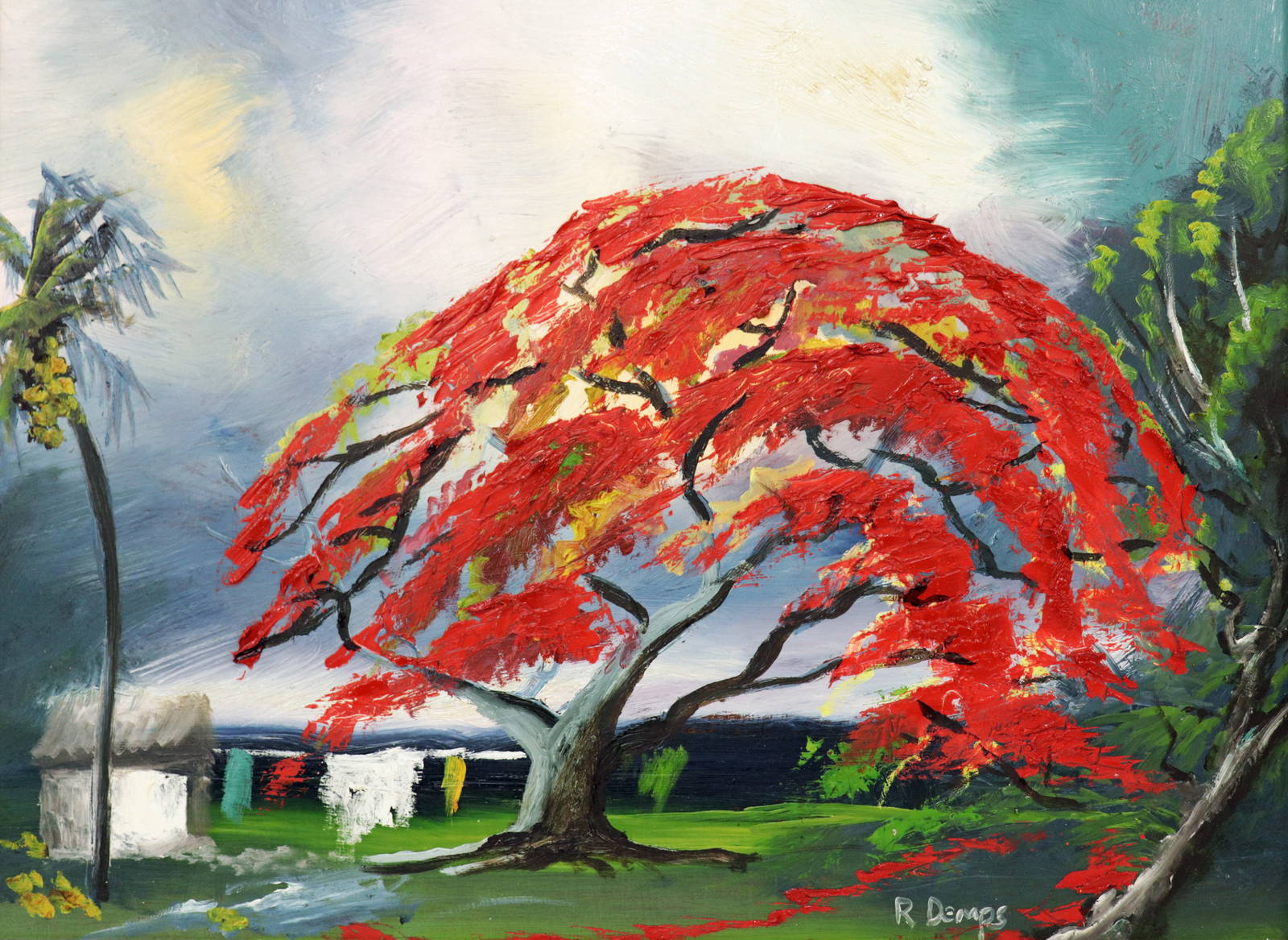 Rodney Demps Poinciana House Highwaymen Painting Auction