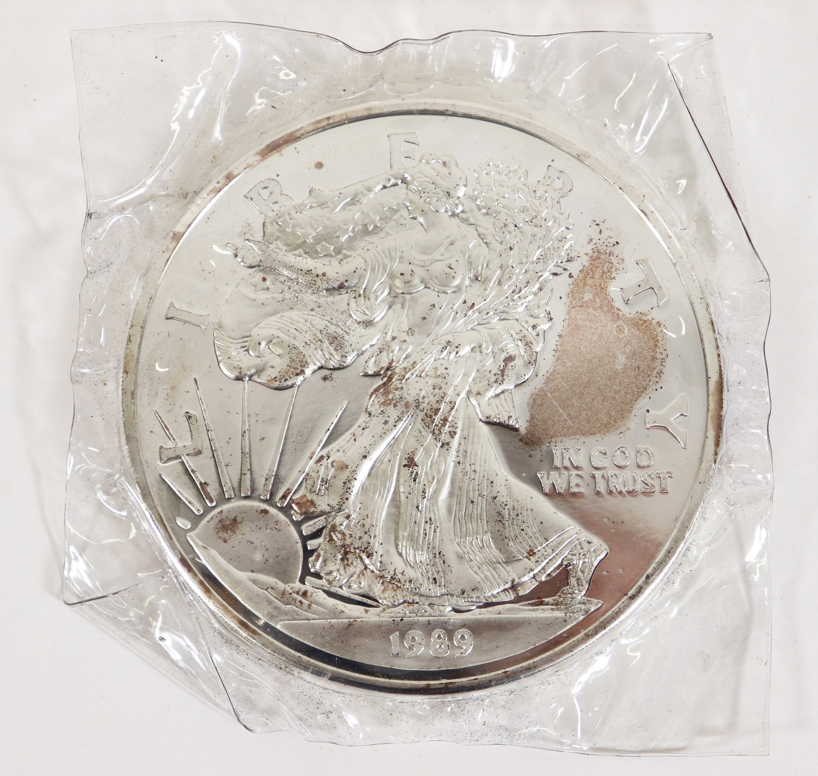 1 Troy Pound Silver Liberty Medallion Auction