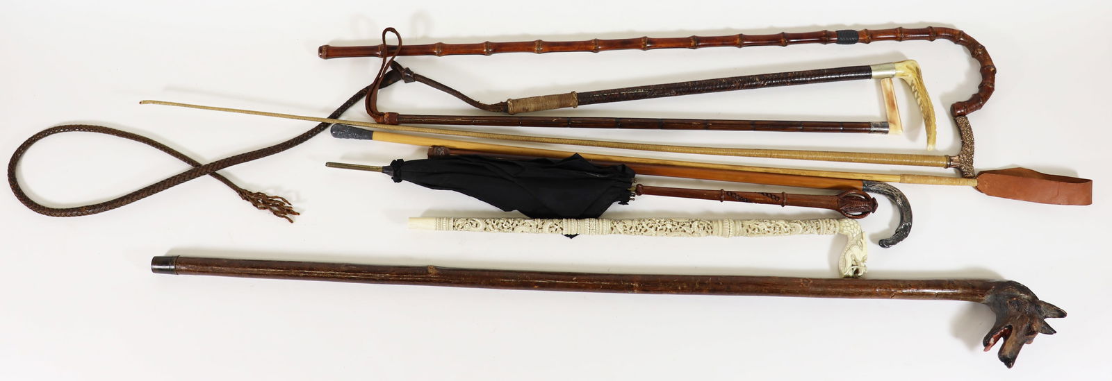 (9) Antique Horse Riding Crops, Parasols & Canes - Jul 26, 2025 | Vero ...