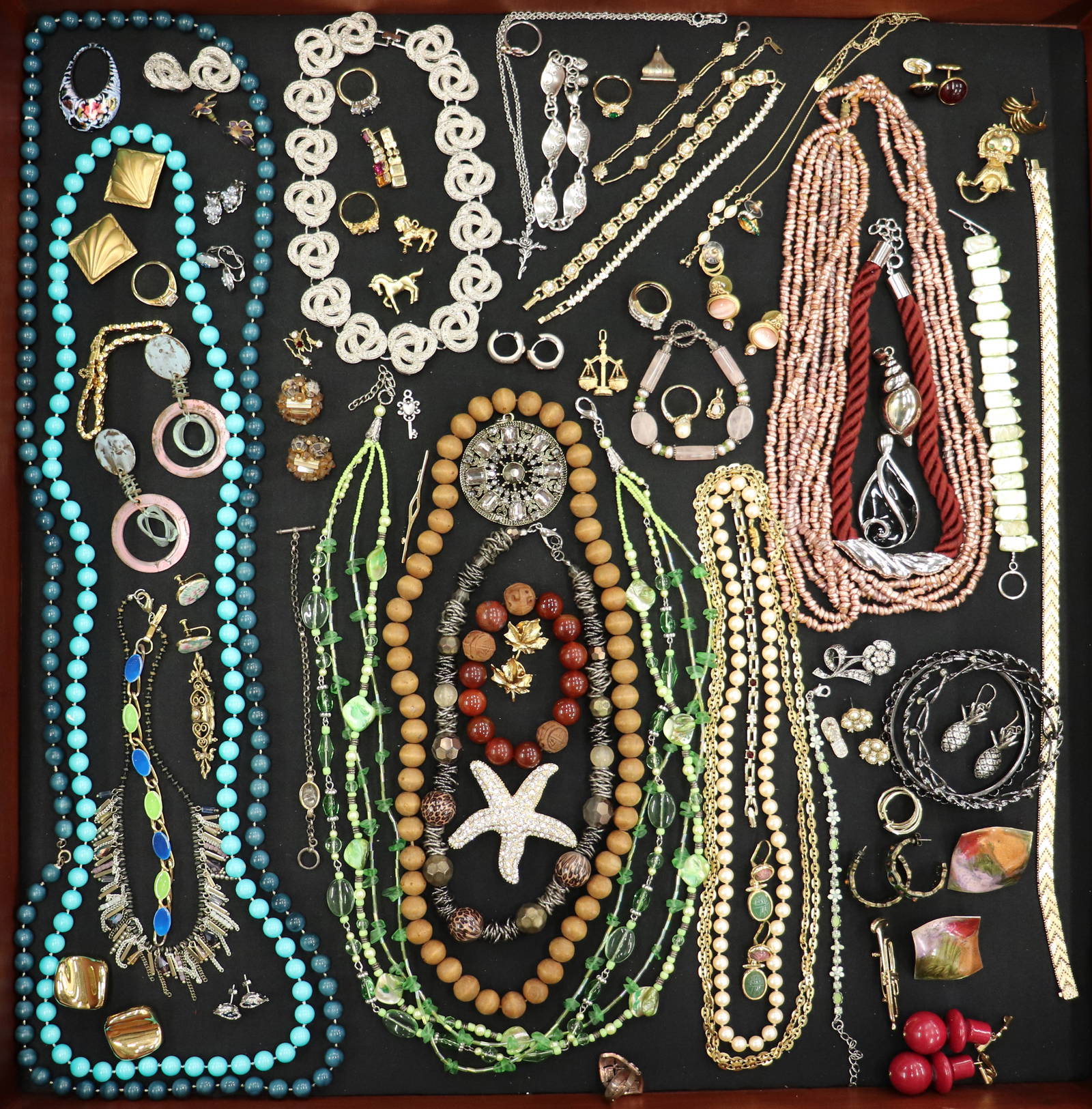 Vintage Costume Jewerly - Over 100 Pieces Auction