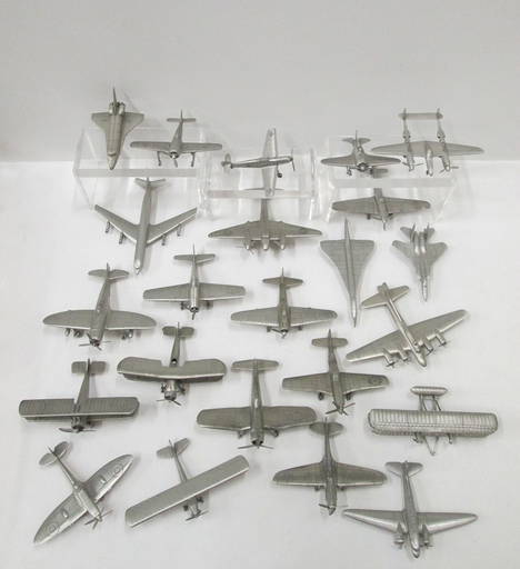 Danbury Mint Pewter Airplane Collection