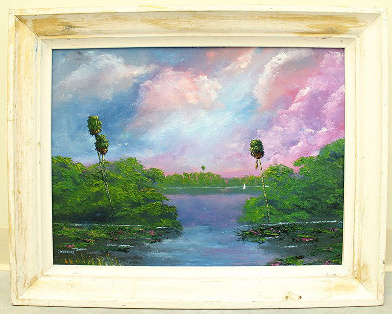 CHARLES CHICO WHEELER HIGHWAYMEN PAINTING
