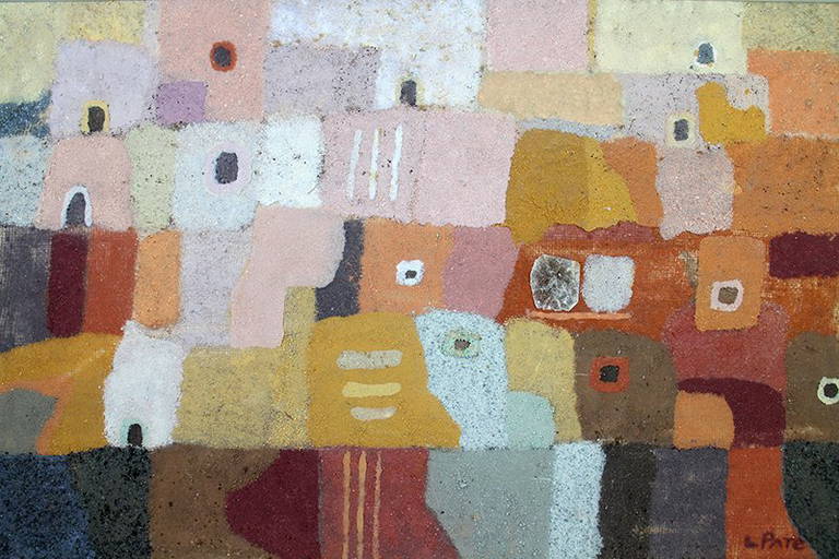 Lewis Pate Mixed Media Painting