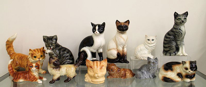 (12) Goebel Cat Figurines