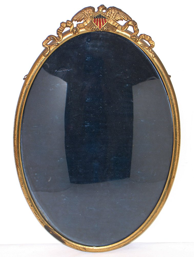 Vintage Brass Eagle Picture Frame