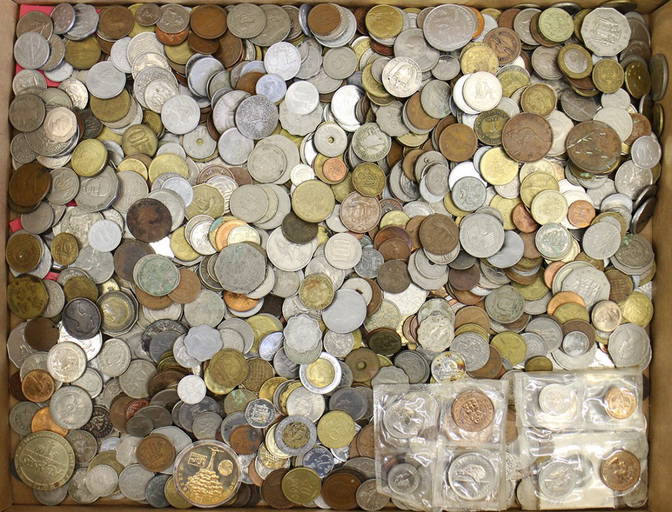 Large Foreign World Coin Collection