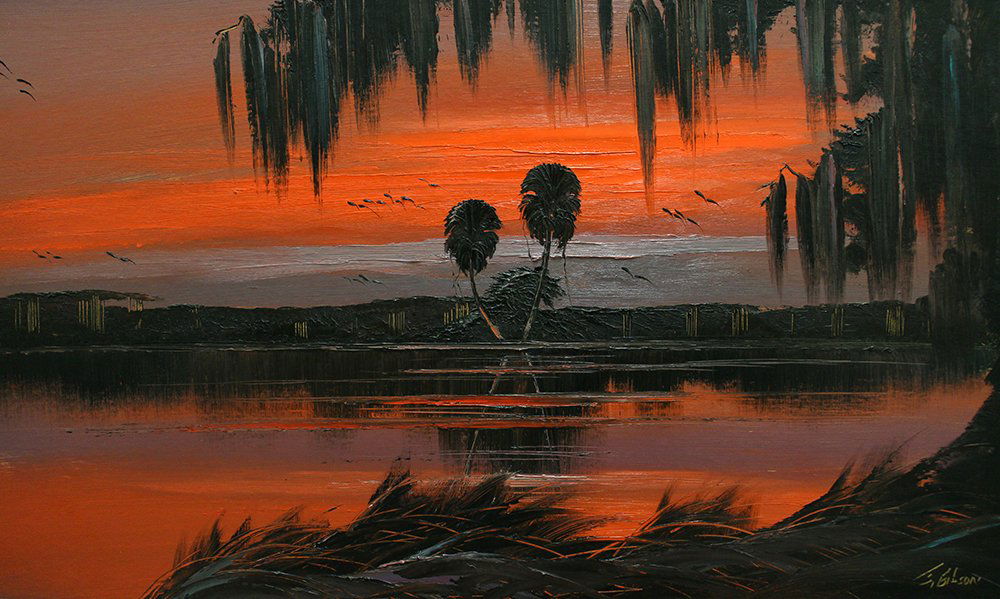 JAMES GIBSON HIGHWAYMEN PAINTING