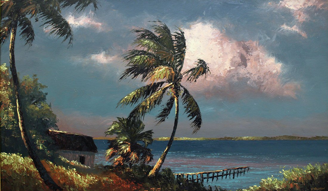 HAROLD NEWTON HIGHWAYMEN PAINTING