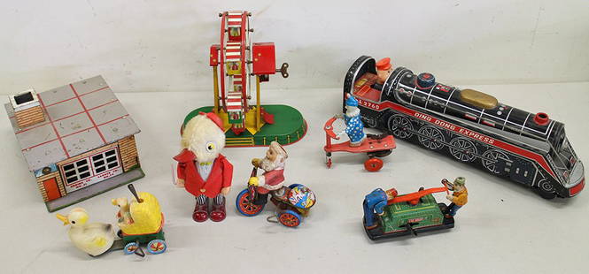 Vintage Metal Ferris Wheel Toy