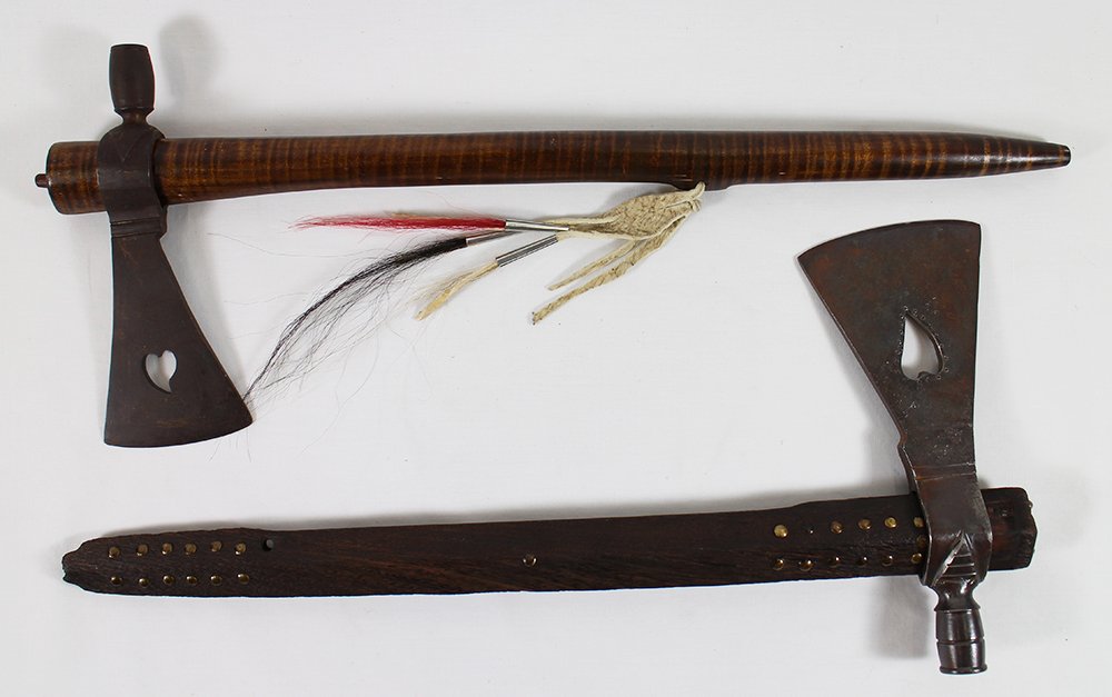 (2) NATIVE AMERICAN TOMAHAWKS