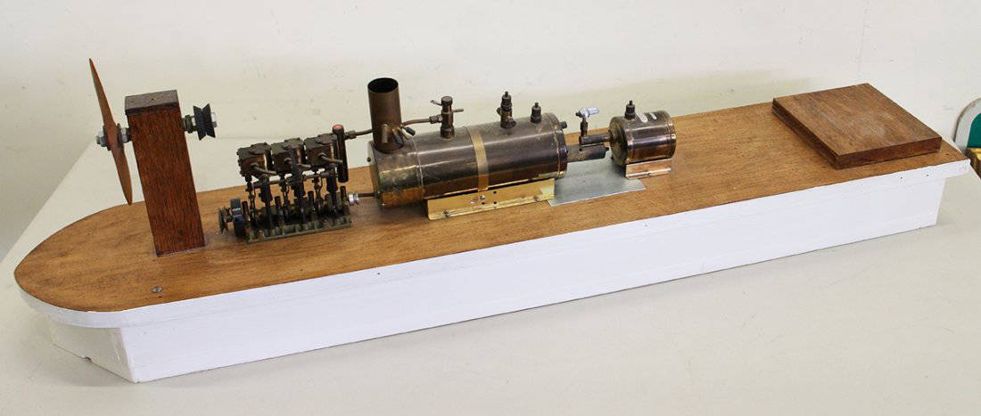 Saito Steam Engine Boat Model