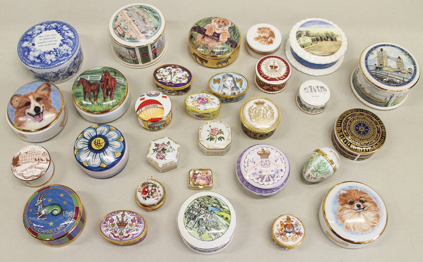 Porcelain Trinket Box Collection