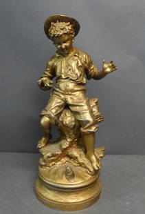 Rare Charles Anfrie (french 1833 1905) Bronze Sculpture